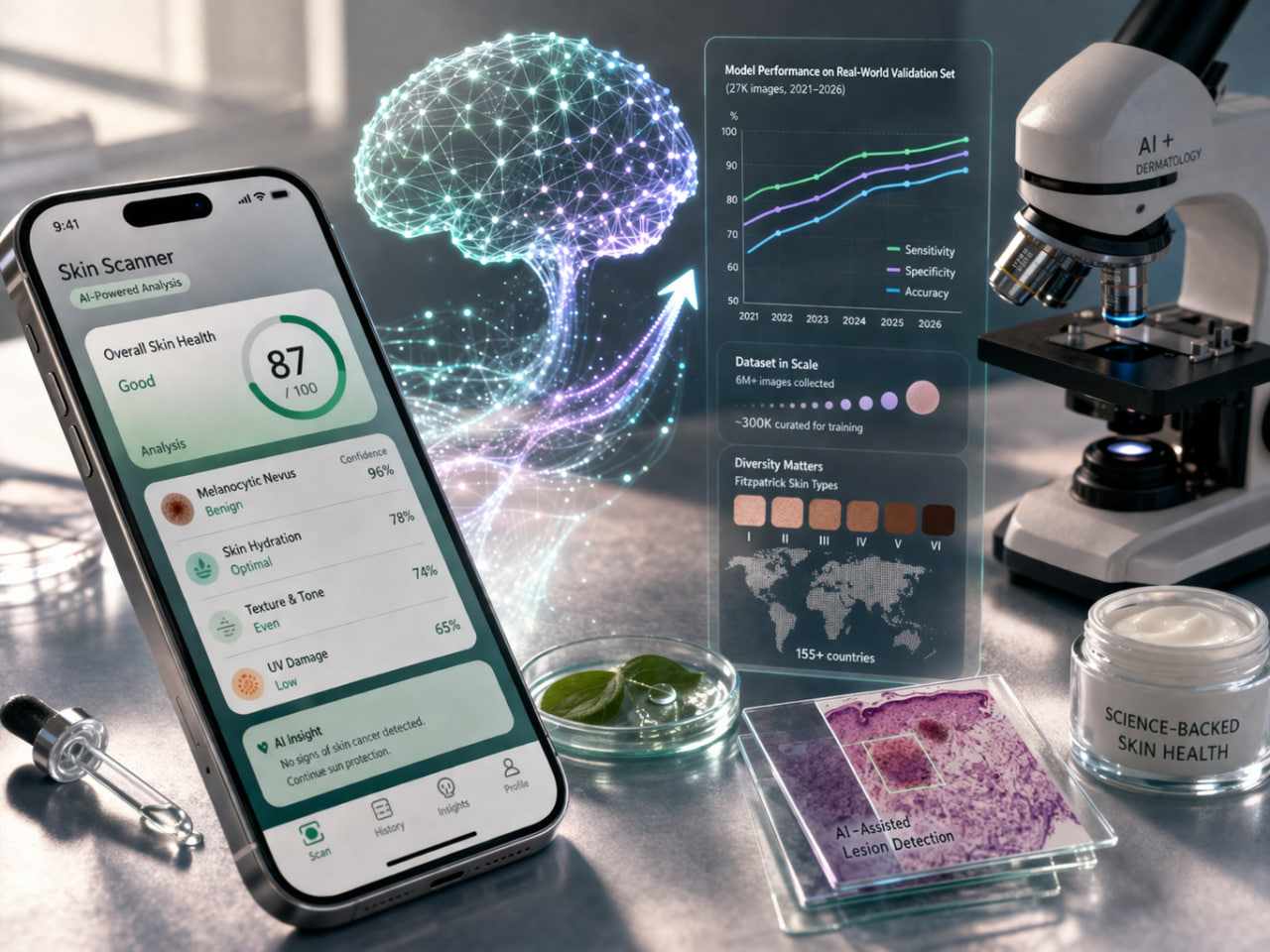 Mole checker & Skin Scanner app: Skinive AI Online